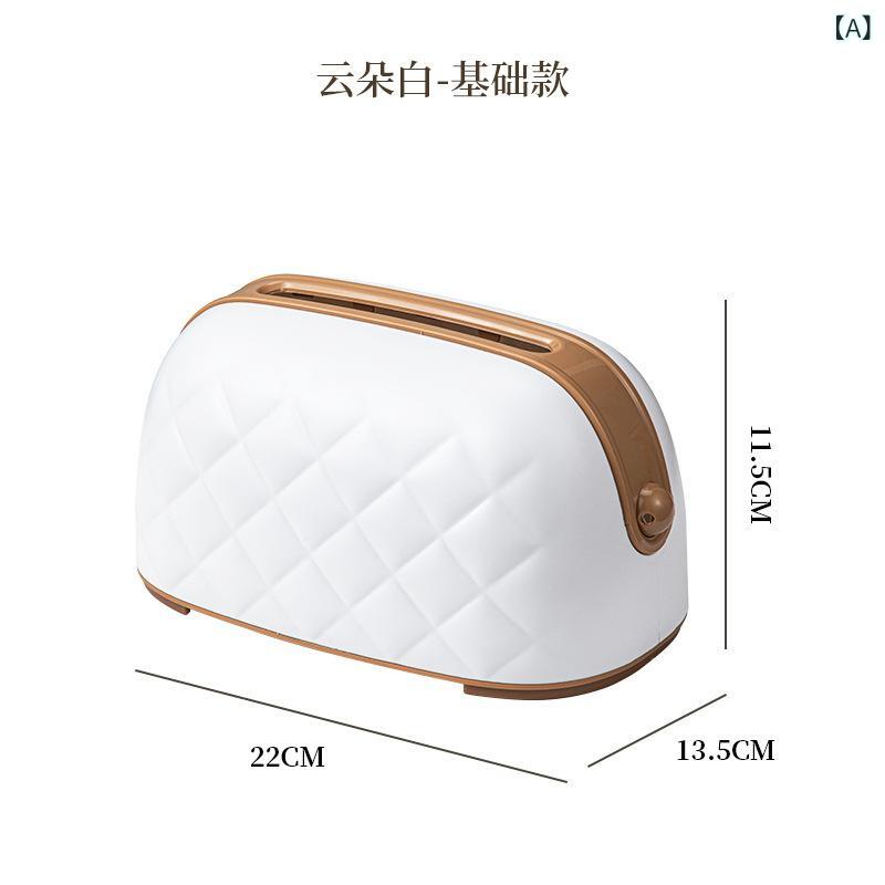 ・カテゴリ: リビング用ティッシュケース・素材: プラスチック・スタイル: ライトラグジュアリー・モデル名: バッグ型ティッシュケース・カラー展開: ホワイト、クリーム、ブラック、グリーン・機能: 多目的