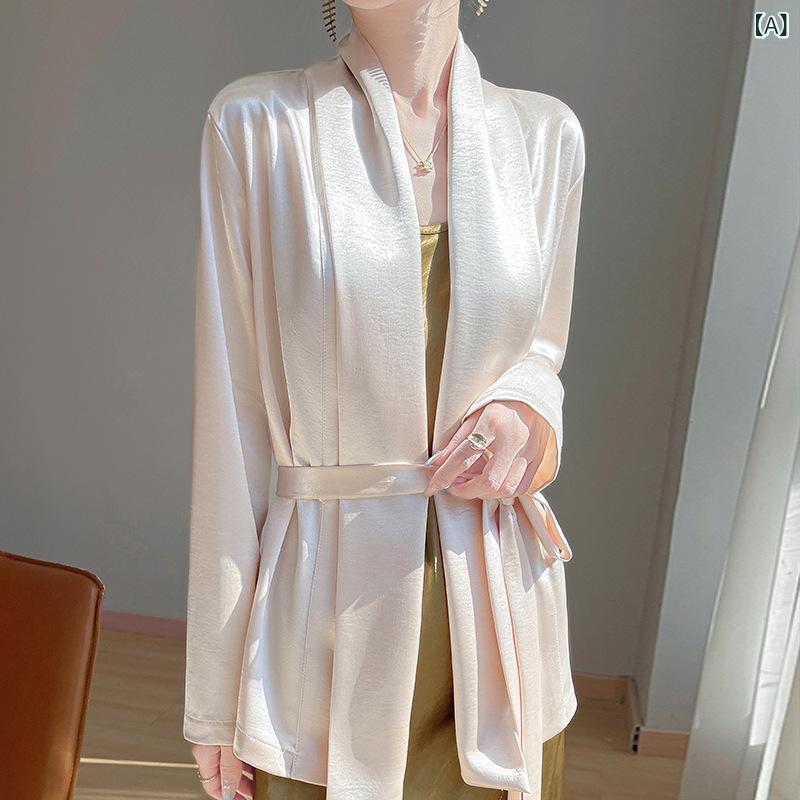 ・カテゴリ: ショート丈ジャケット・スタイル: きれいめ通勤、知性・丈: ミドル丈・ネックライン: Vネック・袖丈: 長袖・袖タイプ: レギュラー袖・加工: ノンアイロン加工・生地: メッシュ・主な素材: ポリエステル・主な素材混率: ポリ...