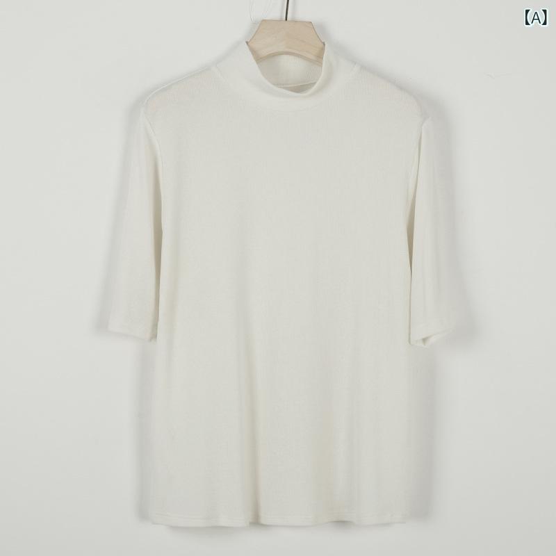 ・カテゴリ: Tシャツ・スタイル: プルオーバー・主な素材: テンセル、羊毛・素材構成: テンセル70-80%、羊毛30%未満・ネックライン: ハーフネック・袖丈: 長袖・袖タイプ: レギュラー袖・着丈: 普通丈（約50cm-65cm）・カ...