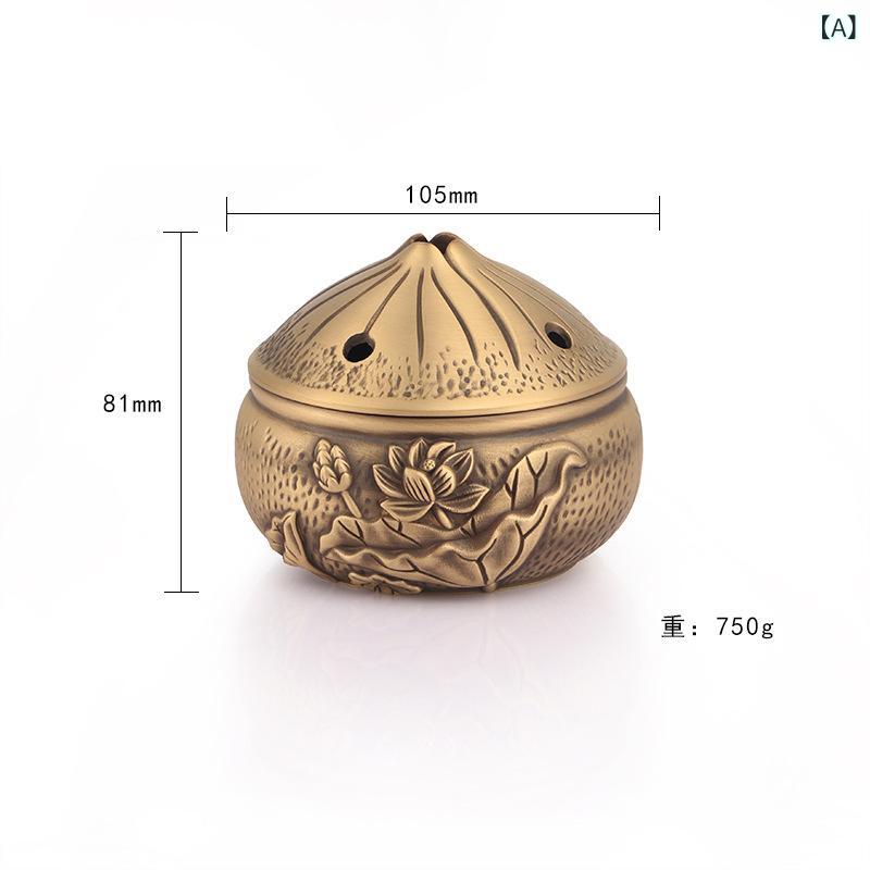・素材: 銅・加工: ヘアライン加工エナメル仕上げ・種類: 蓮の花香炉、蓮の花台座、山型台座・スタイル: 中華風・用途: 宗教用品