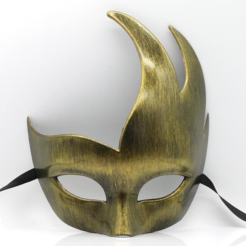 ・デザイン: 火炎（純黒）、火炎（銀灰色）、火炎（金色）・スタイル: カーニバル・カテゴリ: マスク