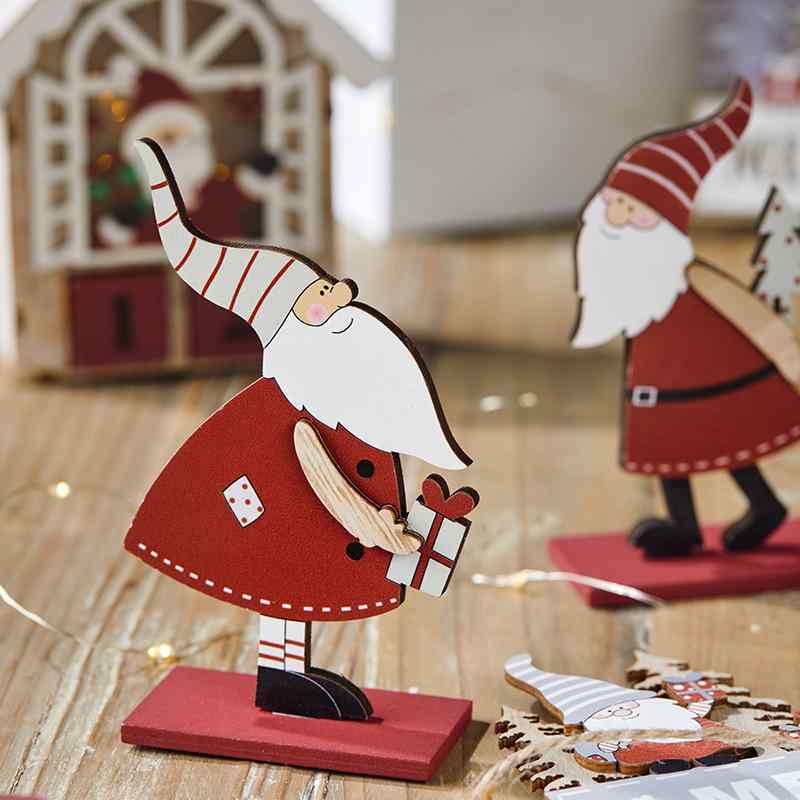 ・主な素材: 木材・サイズ: 12cm・カラー展開: レッド、ホワイト・カテゴリ: クリスマス飾り・工芸: 手作り・タイプ: 1号、2号・適用イベント: クリスマス