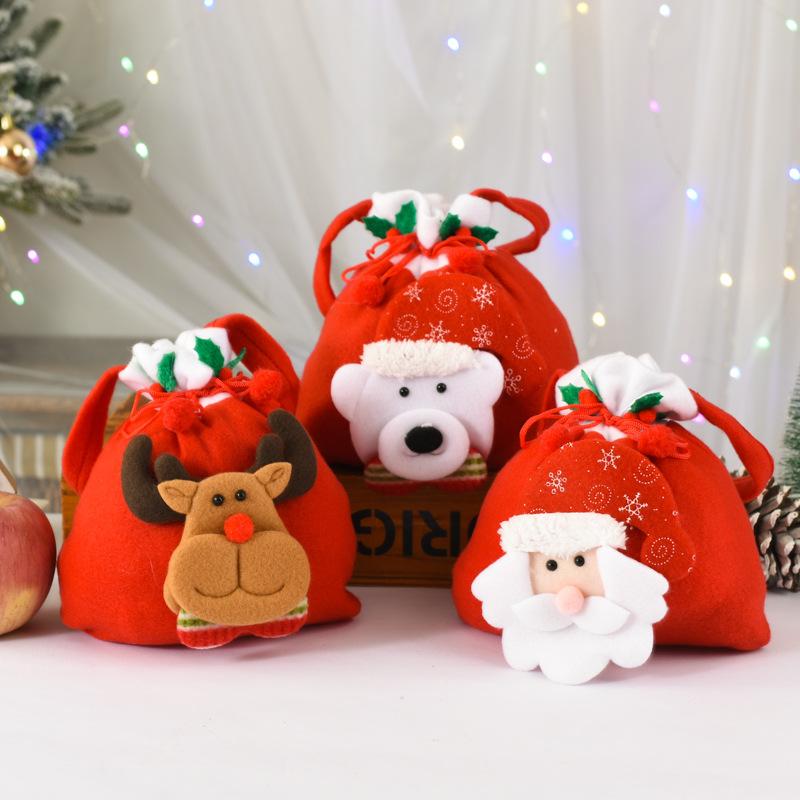 ・デザイン: 老人、雪だるま、クマ、トナカイ・スタイル: ヨーロピアン、アメリカン、モダンシンプル・カテゴリ: クリスマスギフトバッグ・イベント: クリスマス