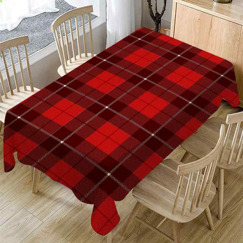 ・カテゴリ: テーブルクロス・スタイル: アメリカンスタイル・主な素材: ポリエステル100%・形状: 長方形・柄: チェック・機能: 防塵、装飾・サイズ展開: 90x90cm、100x140cm、140x140cm、140x160cm、1...