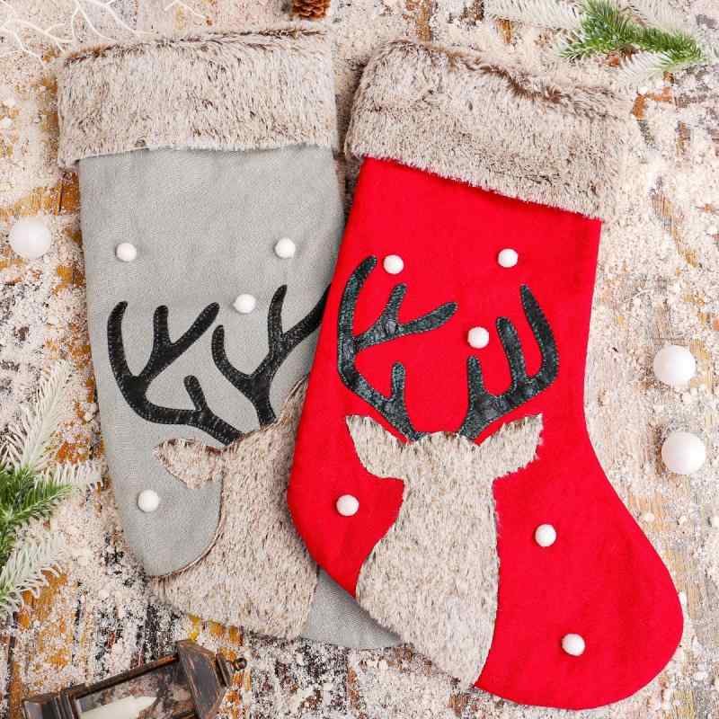 ・素材: 布・カラー展開: 赤、灰・スタイル: 現代的シンプル・適用祝日: クリスマス