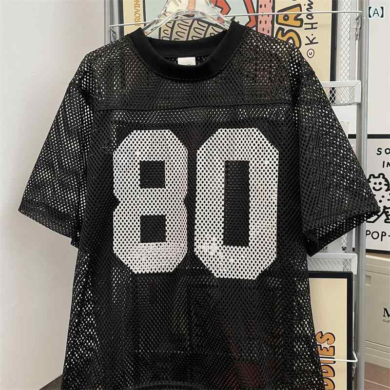 ・カテゴリ: Tシャツ・スタイル: 和風レトロ・主な素材: ポリエステル、綿混紡・柄: アルファベット・シルエット: ルーズフィット・対象: ティーンエイジャー、メンズ、大人・ネックライン: クルーネック・袖丈: 半袖・厚さ: 薄手・デザイ...