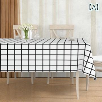 ・素材: PEVA・カテゴリ: テーブルクロス・形状: 長方形・カラー展開: 白黒チェック、赤白チェック、黄白チェック、青白チェック、緑白チェック・サイズ展開: 100x140cm、140x140cm、160x160cm、180x180cm...