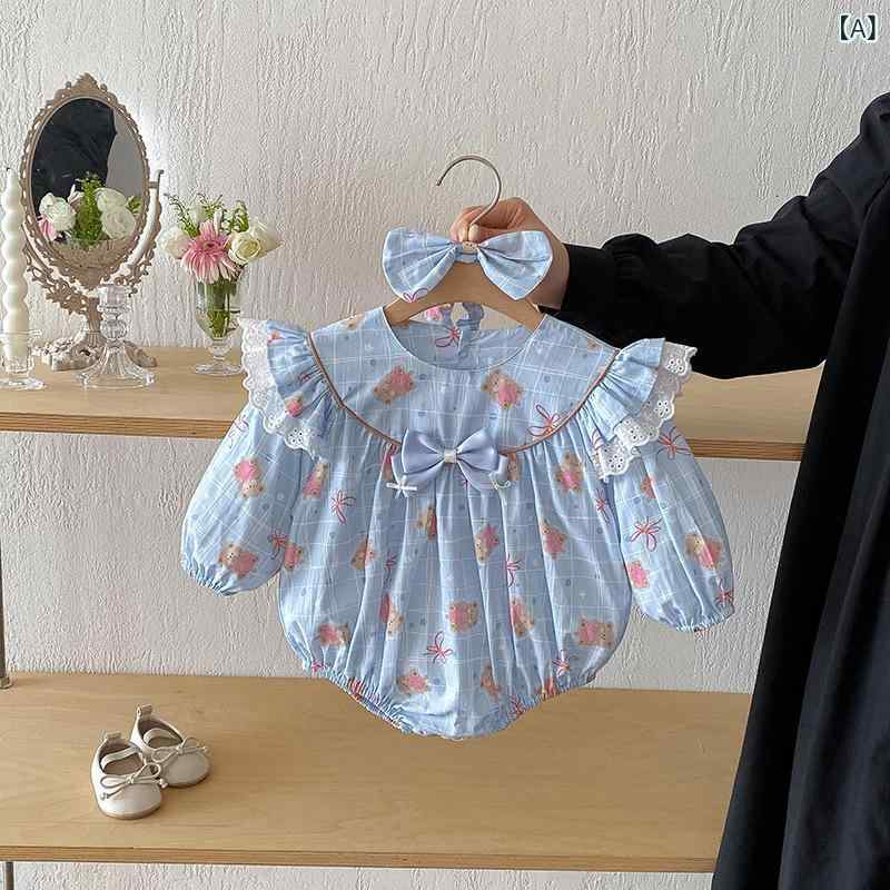 ・カテゴリ: ロンパース・性別: 女の子・対象年齢: 中小童(3〜8歳、100〜140cm)・主な素材: 綿・袖丈: 長袖・フード: なし・厚さ: 普通・開閉方式: プルオーバー・スタイル: ベーシック・: 三角ロンパース・柄: ピンクベア...