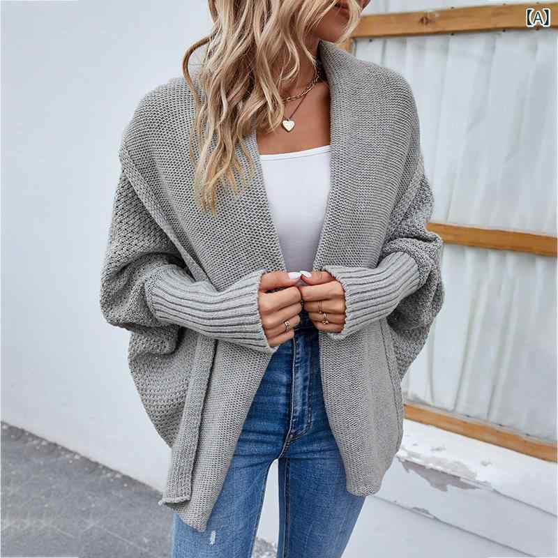 ・カテゴリ: セーター・主な素材: ポリエステル、アクリル混紡・柄: 無地・厚さ: 厚手・シルエット: ドルマンスリーブ・ネックライン: スカーフネック・袖丈: 長袖・着丈: ミドル丈・加工: 高温定型・カラー展開: グレー、ラスティレッド...