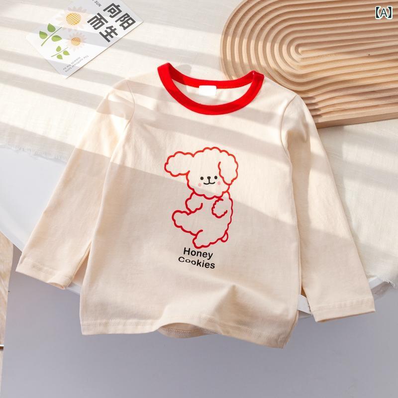 ・カテゴリ: キッズシャツ・対象: 女児・対象年齢: 3～8歳・スタイル: 韓国・ネックライン: クルーネック・加工: 柔軟加工・袖丈: 長袖・柄: 無地、花柄・着用シーズン: 春、秋・要素: キュート、レース、プリンセス風・主な素材: 綿...
