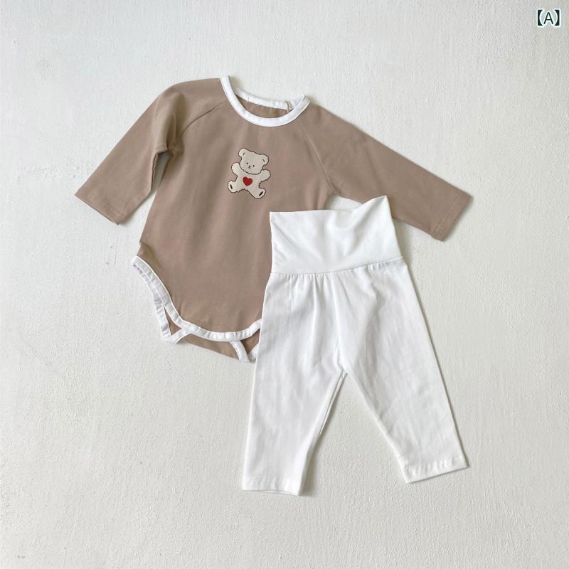 ・対象: ユニセックス・スタイル: 韓国・セット内容: パンツセット・セット点数: 2点セット・対象年齢: 1～3歳 (80～100cm)・袖丈: 長袖・パンツ丈: 長ズボン・生地加工: 柔軟処理・柄: カートゥーン・主な素材: 綿93.5...