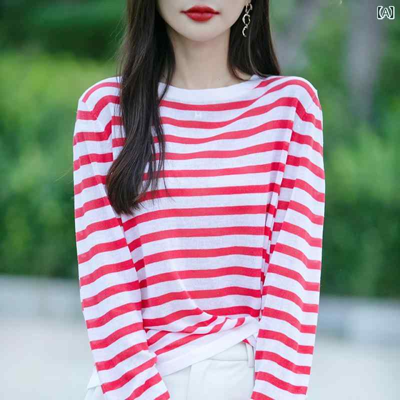 ・カテゴリ: セーター・スタイル: エレガントカジュアル・主な素材: 羊毛・ネックライン: クルーネック・袖丈: 長袖・袖タイプ: レギュラー袖・フィット: レギュラー・厚さ: 薄手・柄: ストライプ、チェック・要素: バイカラー・加工: ...