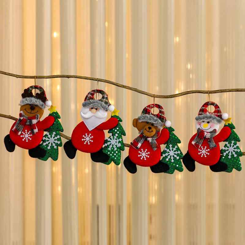 2個セット・素材: 布・種類: 老人、雪だるま、小鹿、子熊・スタイル: アメリカン・適用祝日: クリスマス