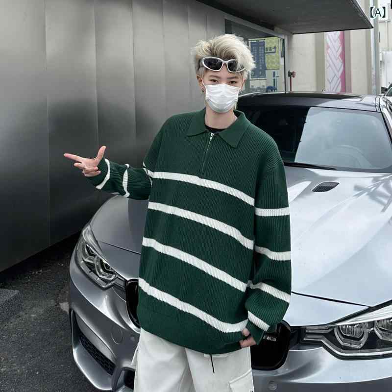 ・カテゴリ: ニット・スタイル: プルオーバー・フィット: ルーズフィット・ネックライン: 襟付き・袖丈: 長袖・厚さ: 厚手・詳細: パッチワーク・主な素材: ポリエステル95.5%・適用シーン: デイリー・加工: 先染め・対象年齢層: ...