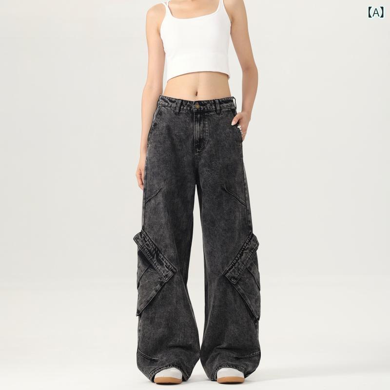 ・カテゴリ: デニムパンツ・タイプ: ワークパンツ・スタイル: ストリートカジュアル・対象: メンズ、若年層・シルエット: ストレート・丈: ロング・ウエスト: ミドルライズ・フロント: ジッパーフライ・厚さ: 普通・伸縮性: なし・主な素...