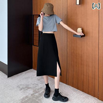 ・カテゴリ: スカート・柄: 無地・装飾: 立体飾り・スカートタイプ: Aライン・スカート丈: ミディ丈・カラー: ブラック・サイズ展開: XS, S, M, L, XL, 2XL, 3XL, 4XL, 5XL・スタイルタイプ: フレッシュ...