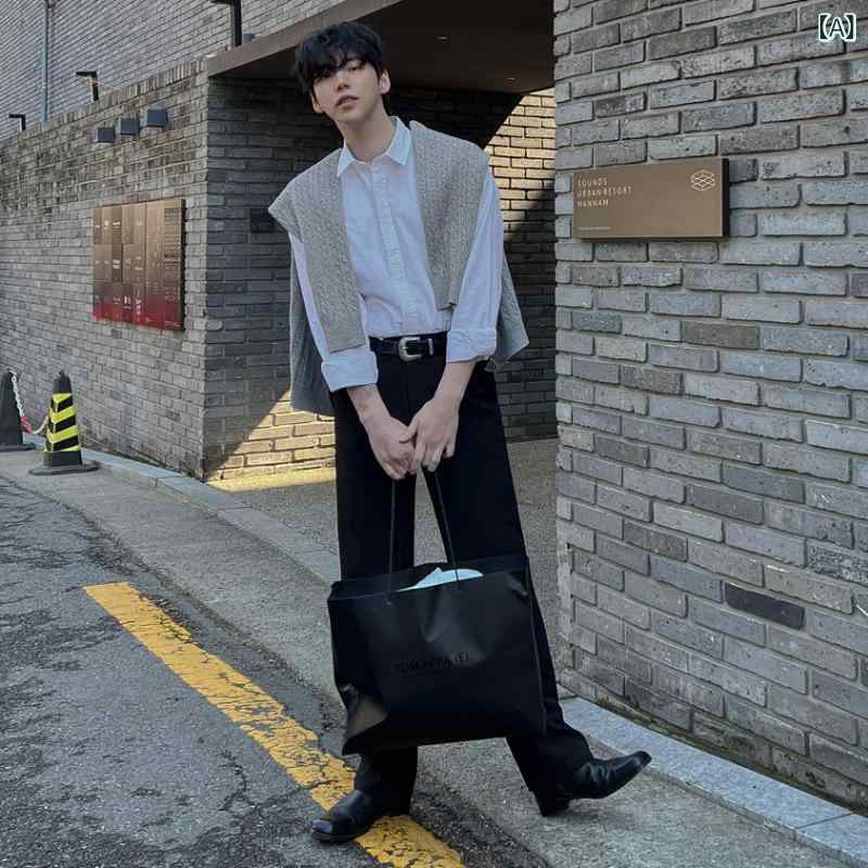 ・カテゴリ: シャツ・スタイル: カジュアル・主な素材: 綿・機能: 形態安定・版型: ルーズフィット・ネックライン: レギュラーカラー・袖丈: 長袖・柄: 無地・厚さ: 標準・: ボタン装飾・カラー展開: ホワイト、ブルー・サイズ展開: ...