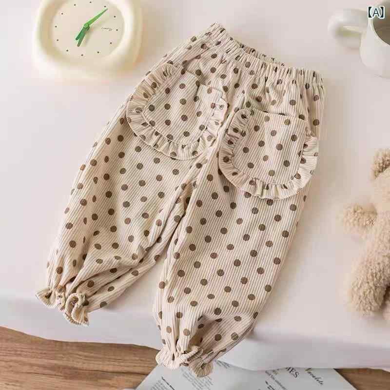 ・カテゴリ: キッズパンツ・スタイル: カジュアル・主な素材: コーデュロイ（綿95%）・性別: 女の子用・パンツ丈: ロング・ウエスト: ミドルウエスト・ウエストタイプ: ゴムウエスト・加工: プリーツ加工、起毛加工、柔軟加工・柄: スト...