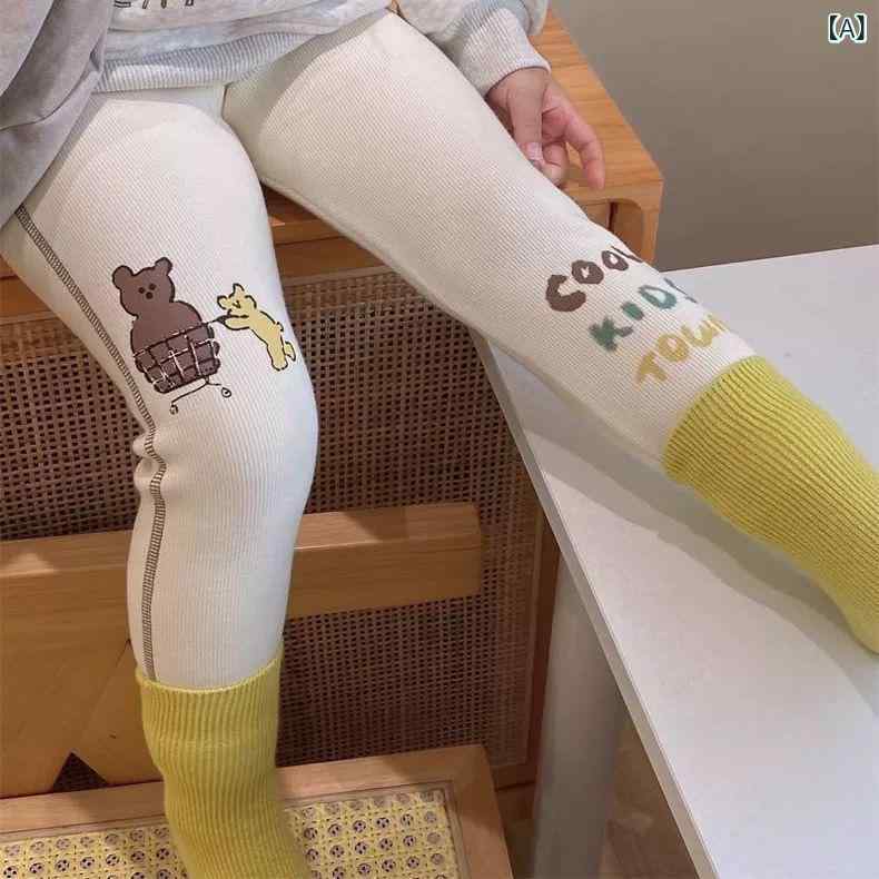 ・カテゴリ: 子供用パンツ・スタイル: 韓国・主な素材: 綿混紡・丈: 長ズボン・対象性別: 女児・対象年齢: 3〜8歳・: ベーシック・股部分: 開閉なし・生地加工: 柔軟加工・要素: アニメ、トレンド・ウエスト: ミドルウエスト・ウエス...