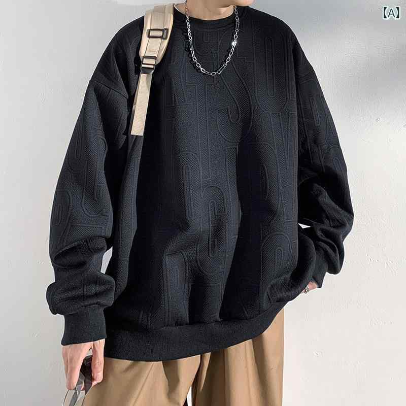 ・カテゴリ: トレーナー・スタイル: カジュアル・タイプ: プルオーバー・主な素材: ポリエステル96%以上・ネックライン: クルーネック・袖丈: 長袖・袖タイプ: レギュラー・厚み: 普通・シルエット: ルーズフィット・加工: ジャカード...