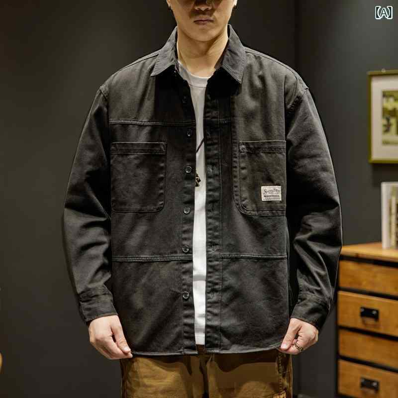 ・カテゴリ: シャツ・タイプ: カーディガン・スタイル: 和風レトロ・主な素材: 綿96%以上・ネックライン: 襟付き・袖丈: 長袖・柄: プリント・厚さ: 普通・フィット: ゆったり・サイズ特徴: 大きいサイズ・着用シーン: カジュアル・...