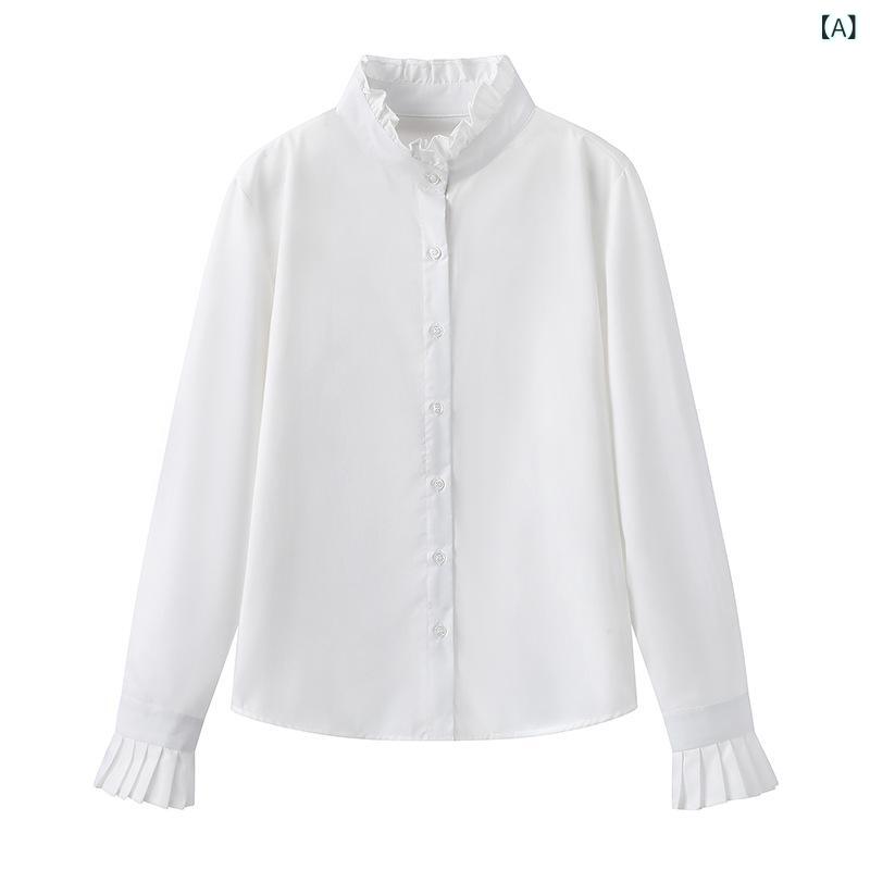 ・カテゴリ: カジュアルセットアップ・スタイル: エレガント・主な素材: ポリエステル・袖丈: 長袖・柄: 無地・カラー展開: ホワイト、ブラック・サイズ展開: M、L、XL、XXL・性別: レディース