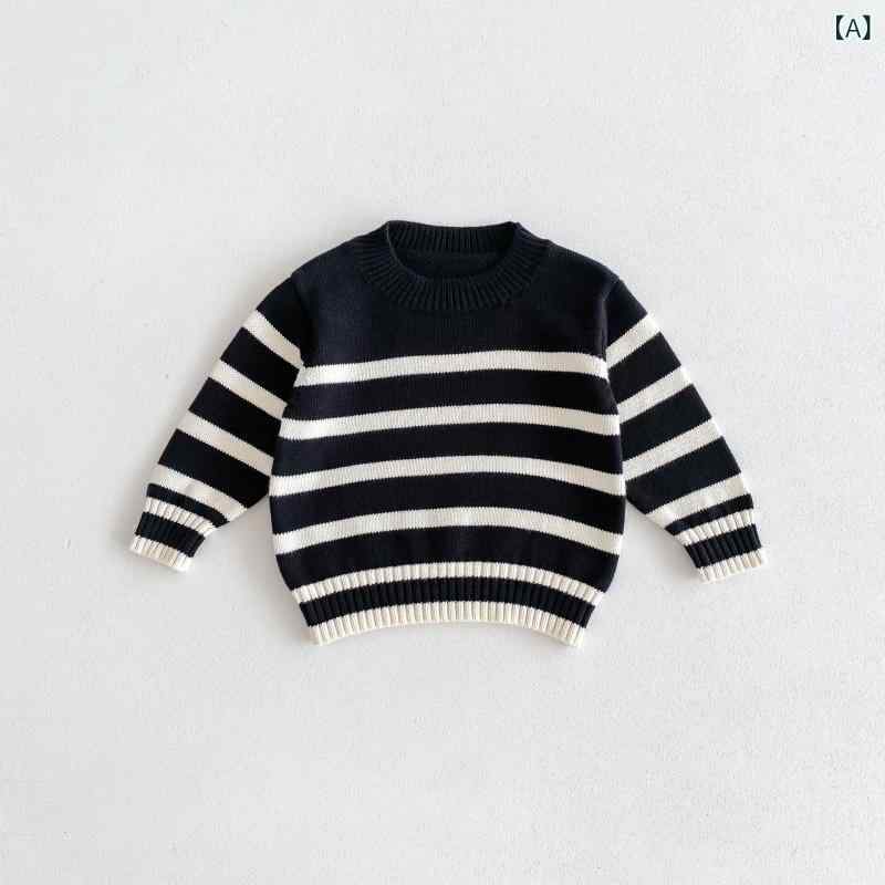 ・カテゴリ: キッズニット・性別: 男女兼用・対象年齢: 3〜8歳・スタイル: 韓国・主な素材: 綿95%・生地加工: 柔軟処理・厚さ: 普通・毛糸の太さ: 普通・ネックライン: ラウンドネック・袖丈: 長袖・開閉タイプ: プルオーバー・柄...