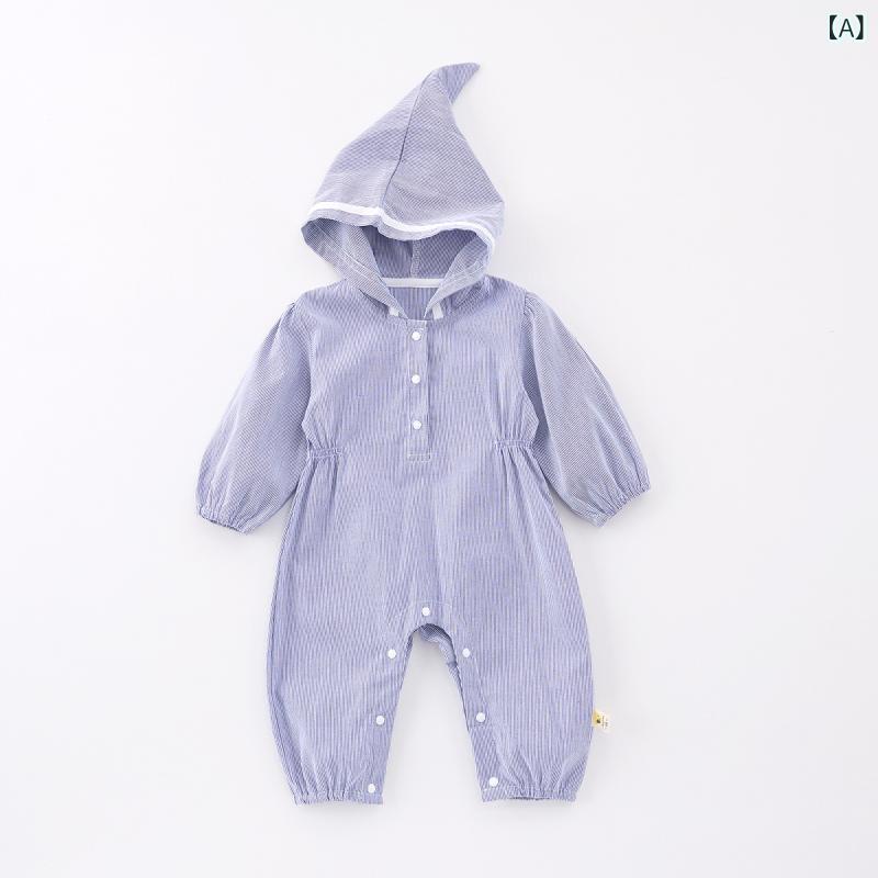 ・カテゴリ: ロンパース・スタイル: カジュアル・主な素材: 綿95%・袖丈: 長袖・開閉: プルオーバー・性別: ユニセックス・対象年齢: 1〜3歳・基準: Aクラス・カラー展開: ブルー、アプリコットグレー・サイズ展開: 66cm、73...