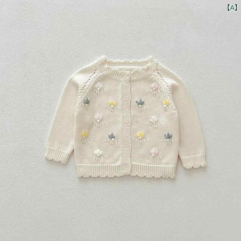 ・カテゴリ: カーディガン・性別: 女の子・対象年齢: 1〜3歳・スタイル: 韓国・ネックライン: クルーネック・袖丈: 長袖・留め具: シングルボタン・柄: 無地・フード: なし・厚さ: 普通・主な素材: 綿95%・生地加工: 柔軟加工、...