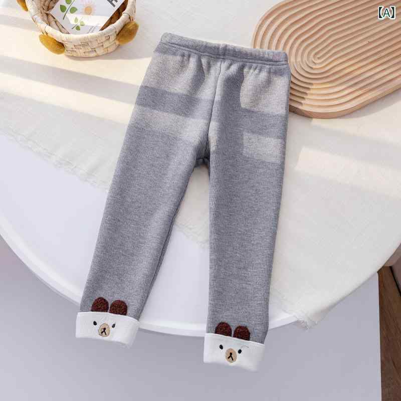 ・主な素材: 綿90%・対象性別: 女の子・丈: ロング・ウエスト: ミドル・着用シーズン: 冬・カラー展開: グレー（裏起毛）、ブラック（裏起毛）、ブルー（裏起毛）、ブラウン（裏起毛）・ウエスト仕様: ゴム・サイズ展開: 80cm、90c...