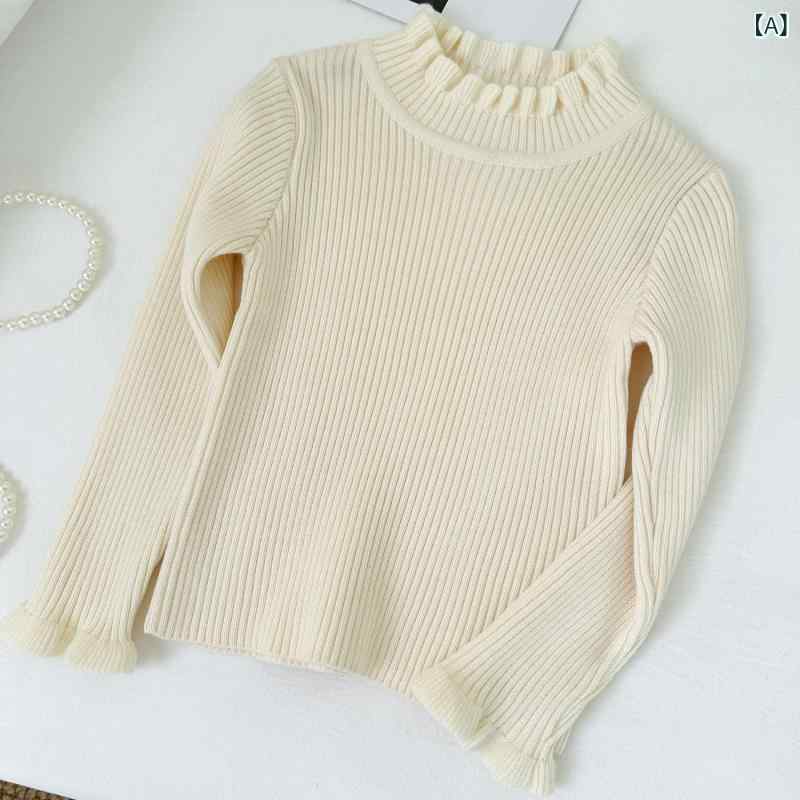 ・スタイル: 韓国・主な素材: アクリル54%・ネックライン: ハイネック・袖丈: 長袖・柄: 無地・フード: なし・対象: 女の子・対象年齢層: 3〜8歳・対象季節: 通年・生地加工: 柔軟加工・デザイン要素: トレンド・カラー展開: ア...