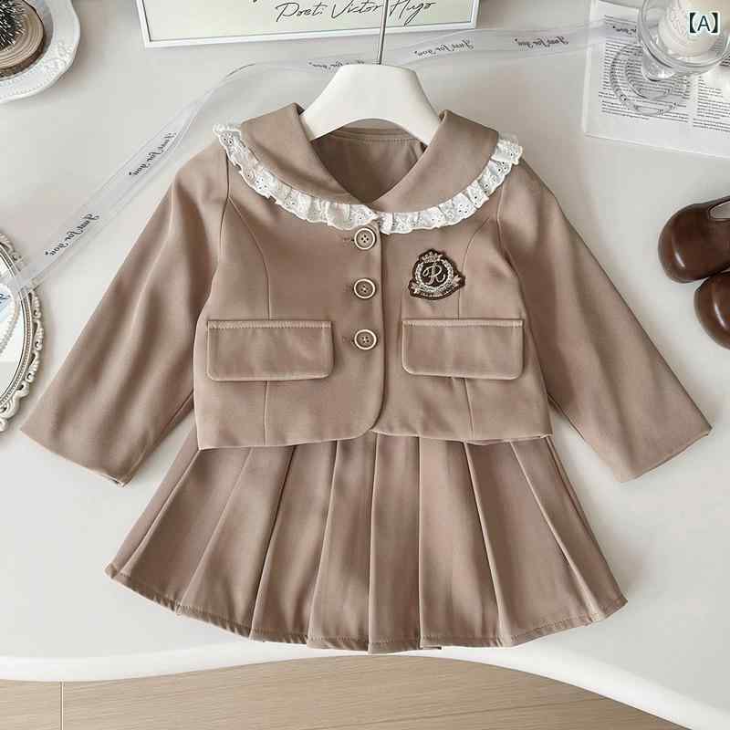 ・カテゴリ: キッズセットアップ・性別: 女性・スタイル: カレッジ・セット内容: スカートセット・セット点数: 2点セット・対象年齢: 3〜8歳・袖丈: 長袖・生地加工: 柔らか加工・厚さ: 普通・柄: 抽象柄・デザイン要素: セットアッ...