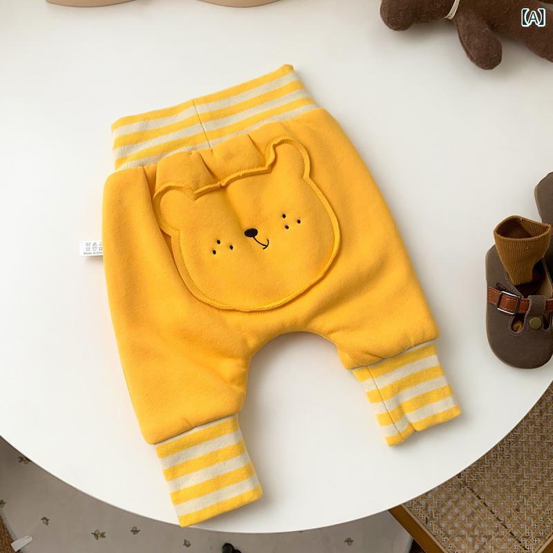 ・カテゴリ: カジュアルパンツ・スタイル: 韓国・主な素材: 綿65%・パンツ丈: ロング・性別: ユニセックス・対象年齢: 新生児 (0-1歳)・加工: ソフト加工・柄: ストライプ、無地、キャラクター・ウエスト: ハイウエスト・ウエスト...