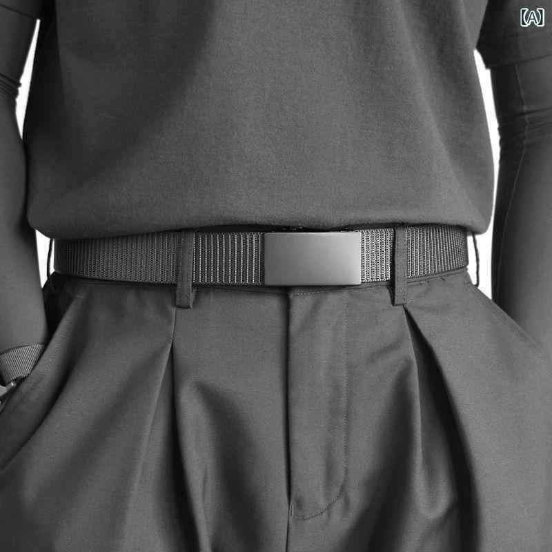 ・バックル素材: 合金・留め具の種類: オートロック式・カラー展開: ブラック、ブラウン、グレー、ミリタリーグリーン、ロイヤルブルー、カーキ、ブルー・幅: 普通タイプ (2～4cm)・長さ: 120cm