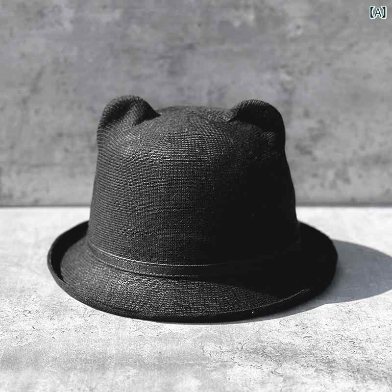 ・カテゴリ: 漁師帽・主な素材: 綿糸・スタイル: ビジネス、オールマイティ、エレガント、ミニマル、カジュアル、スポーツ、きれいめ、シンプル、欧米風、ライトラグジュアリー、シック、上質、通勤・帽子の形: ラウンドトップ・つば: ショートブリ...