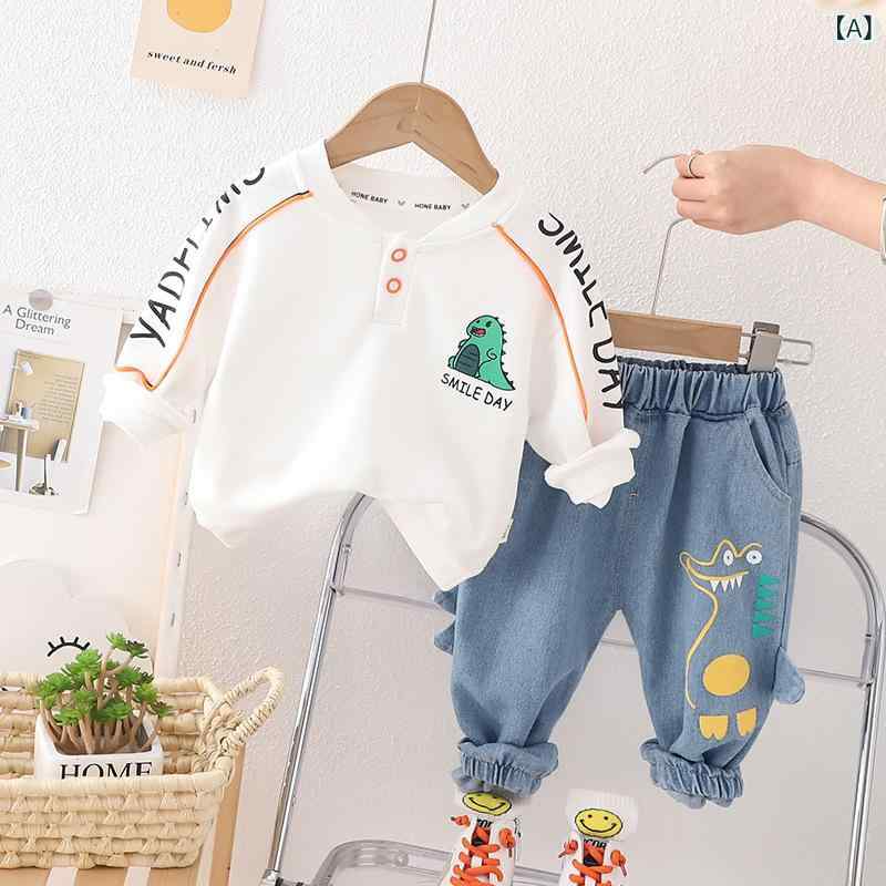 ・性別: 男性・スタイル: 韓国・セットタイプ: パンツセット・セット内容: 2点セット・ギフトボックス内容: 服装・対象年齢: 1〜3歳 (80〜100cm)・対象シーズン: 春、秋・袖丈: 長袖・パンツ丈: 長ズボン・厚さ: 普通・柄:...