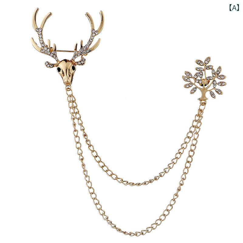 ・素材: 合金・デザイン: 動物・加工技術: ラインストーン装飾・カラー展開: ゴールド、シルバー・機能: 2WAY・スタイル: オフィススタイル・種類: ブローチ