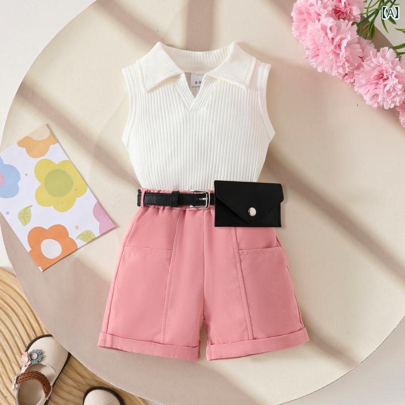 ・カテゴリ: キッズセットアップ・性別: 女性・スタイル: 個性的・セットアップ種類: パンツセット・セットアップ点数: 複数点・ギフトボックス内容: 服装・対象年齢: 1〜3歳・袖丈: ノースリーブ・パンツ丈: ショート丈・生地加工: ソ...