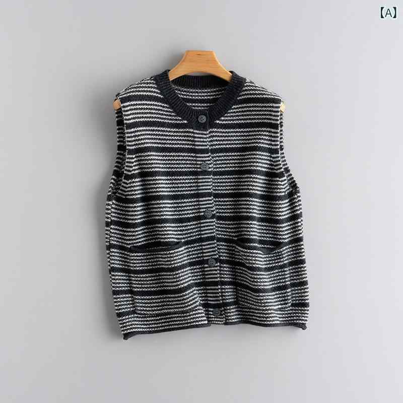 ・カテゴリ: ベスト、ジレ・デザイン: プルオーバー・スタイル: 日韓カジュアル、リラックス・主な素材: カシミヤ95%以上・着丈: 標準丈・ネックライン: クルーネック・前開き: シングルボタン・柄: 3Dデザイン・カラー展開: モダング...
