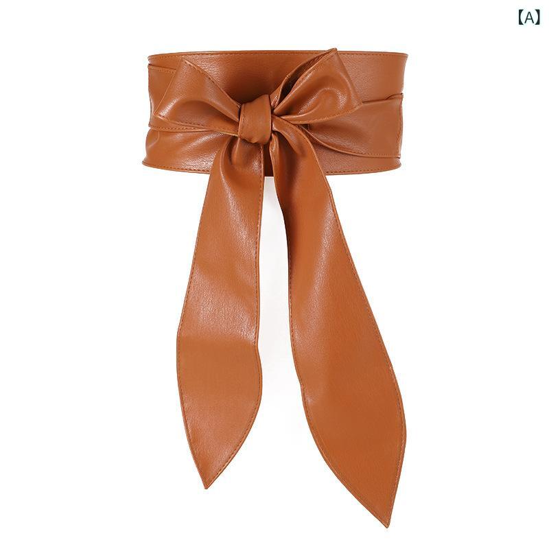 ・素材: PUレザー・カラー展開: カーキ、ブラック、ホワイト、ブラウン、オフホワイト・サイズ: 115cm