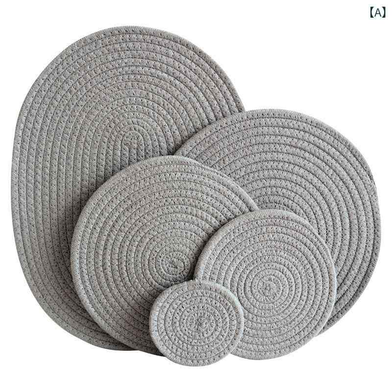 ・主な素材: 綿50%、ポリエステル50%・形状: 円形・スタイル: 和風・カラー展開: ライトグレー、ダークグレー、リネン、カーキ、レッドミックス、ダークブルー、ブルーミックス、イエロー、オフホワイト、アイボリー、グレージュ・サイズ展開:...