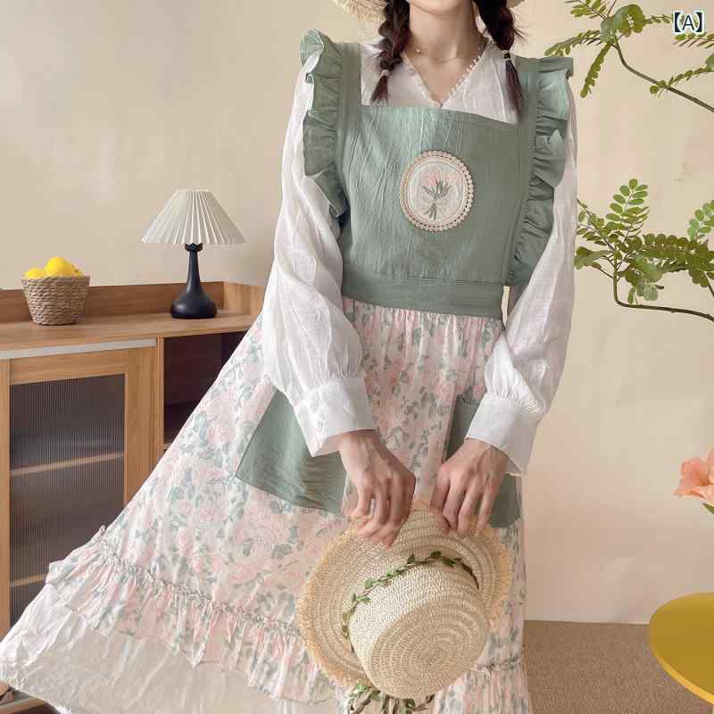 ・カテゴリ: エプロン・エプロンタイプ: 袖なし・用途: 汚れ防止・素材: ポリエステル・サイズ: フリーサイズ・スタイル: アメリカンカントリー・カラー展開: ブラック、グリーン、ピンク・柄: ストライプ、チェック・対象: レディース、テ...