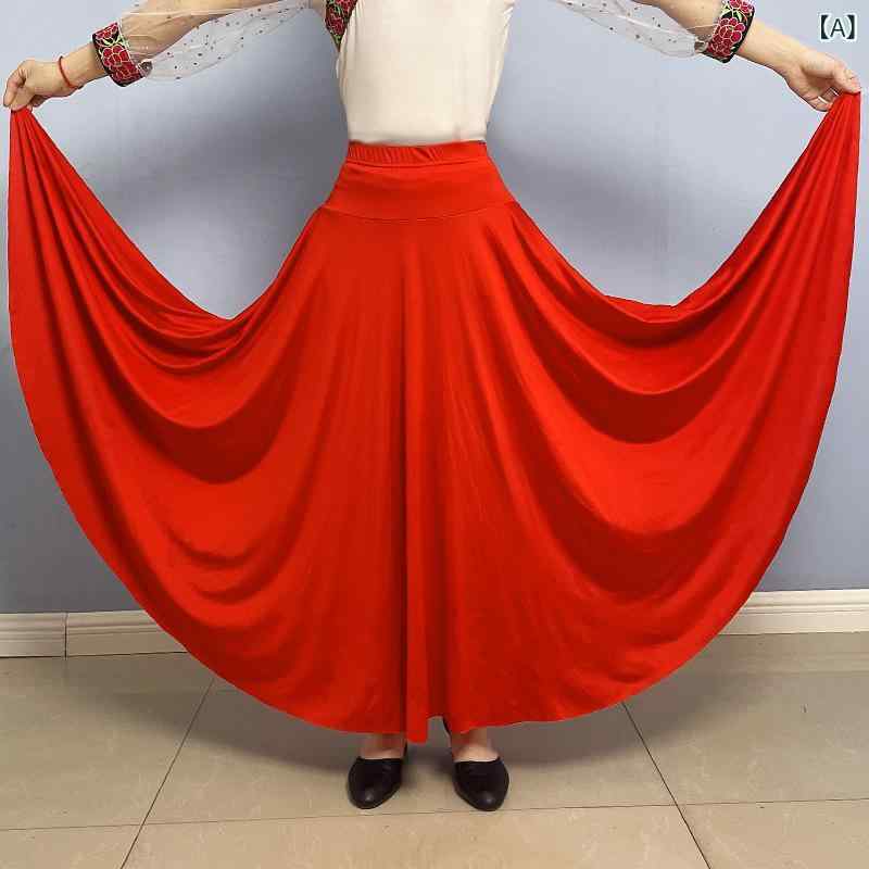 ・カテゴリ: ダンスウェア・ジャンル: 広場ダンス衣装・スタイル: 大振りデザイン・対象年齢層: 成人向け・性別: レディース・柄: 無地・素材: 再生繊維（ポリエステル95%）・裏地: 再生繊維（ポリエステル95%）・推奨シーン: ダンス...