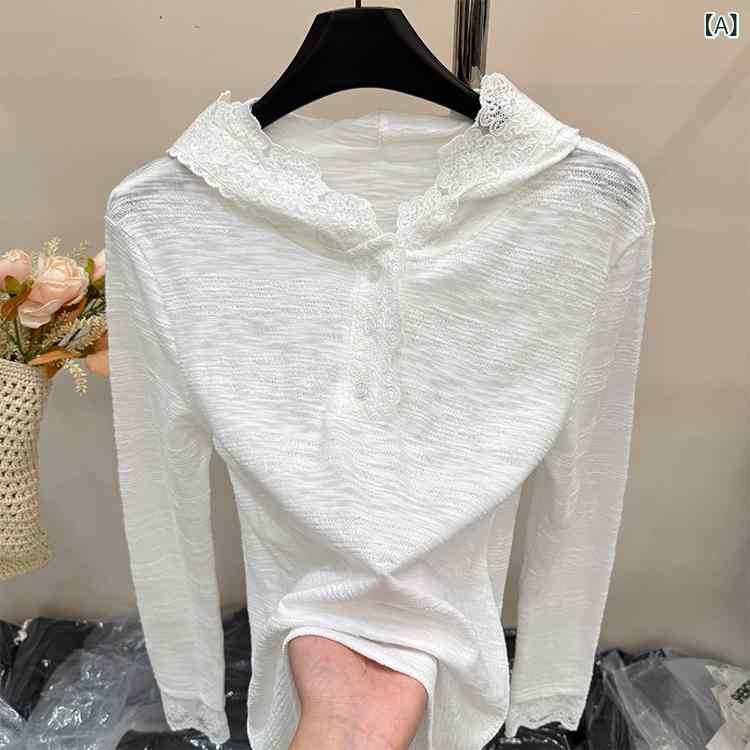 ・カテゴリ: Tシャツ・主な素材: ポリエステル約30-50%・柄: 無地・デザイン: プルオーバー・袖丈: 長袖・加工: パッチワーク、切り替え・シルエット: レギュラー・着丈: ミドル丈 (約50-65cm)・ネックライン: フード付き...