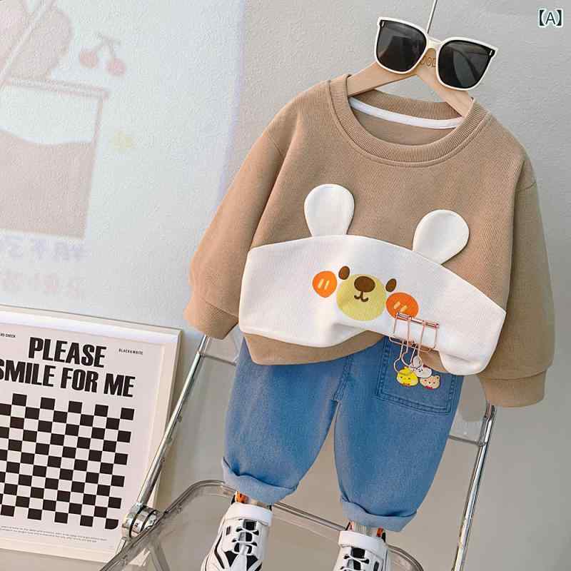 ・カテゴリ: キッズセットアップ・性別: 男性・スタイル: 韓国・セットアップ: パンツ・セット内容: 2点セット・袖丈: 長袖・パンツ丈: ロング丈・厚さ: 普通・柄: キャラクター・デザイン要素: かわいい、プリンセス、トレンド・素材:...