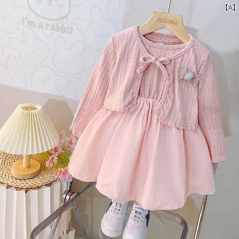 ・カテゴリ: キッズセットアップ・性別: 女の子・スタイル: 韓国・対象年齢: 1～3歳・主な素材: 綿99%・セット内容: スカートセット・セット点数: 2点セット・開閉タイプ: プルオーバー・袖丈: 長袖・厚さ: 普通・柄: 無地・デザ...