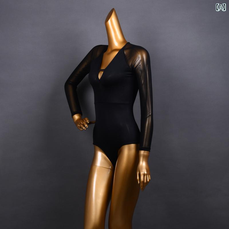 ・カテゴリ: ダンスウェア・適用シーン: ラテンダンス、フィットネス、ダンス・対象年齢: 成人・柄: 無地・性別: レディース・ウェア種類: モダンダンス・主な素材: 化学繊維混紡・カラー展開: ブラック、グレーレオパード、モノクロドット・...