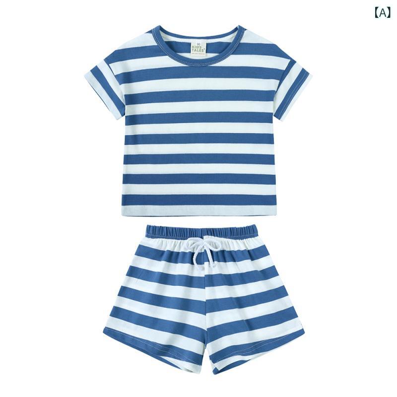 ・カテゴリ: 子供服セットアップ・スタイル: 欧米風・対象性別: 男女兼用・セット内容: トップス、パンツ（2点セット）・対象年齢: 1〜3歳（身長80〜100cm）・袖丈: 半袖・パンツ丈: ショートパンツ・生地加工: 柔軟処理・生地の厚...