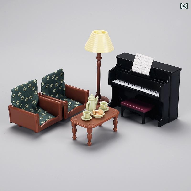 ・特徴: 静的ごっこ遊び・素材: プラスチック・能力開発: 感情、手と頭を使う、インタラクティブ玩具、親子交流、興味育成・カテゴリ: ドールハウス、家具・対象年齢: 4-6歳