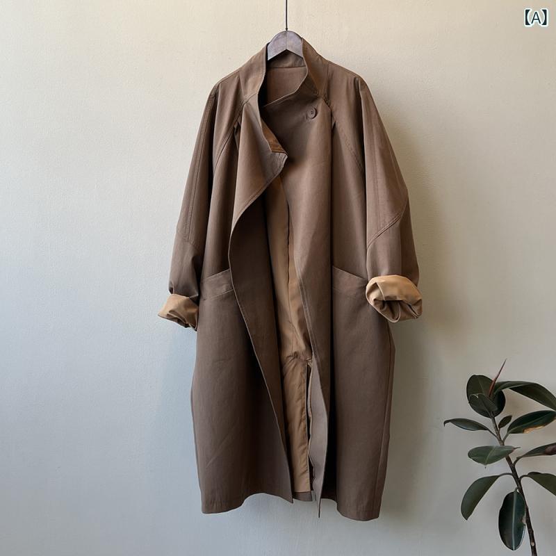 ・生地: テンセルコットン・主な素材: 綿50%～70%未満、テンセル（リヨセル繊維）50%～70%未満・柄: 無地・厚さ: 中程度・シルエット: ルーズフィット・着丈: ロング丈・ネックライン: 襟付き・袖丈: 長袖・デザイン要素: ポケ...